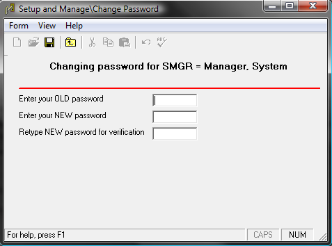 Change Password Overview