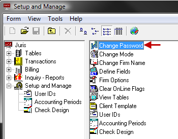 Change Password Overview
