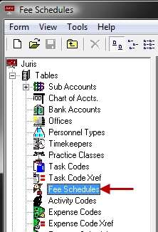 Fee Schedule Quick Lesson
