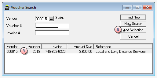 Add or remove a voucher