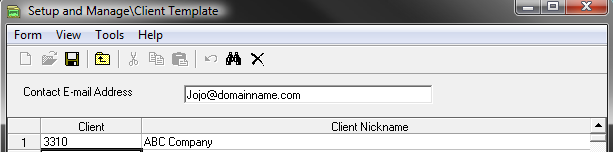 Client Template Overview
