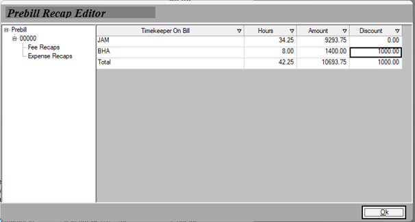 Recap Editor – Juris